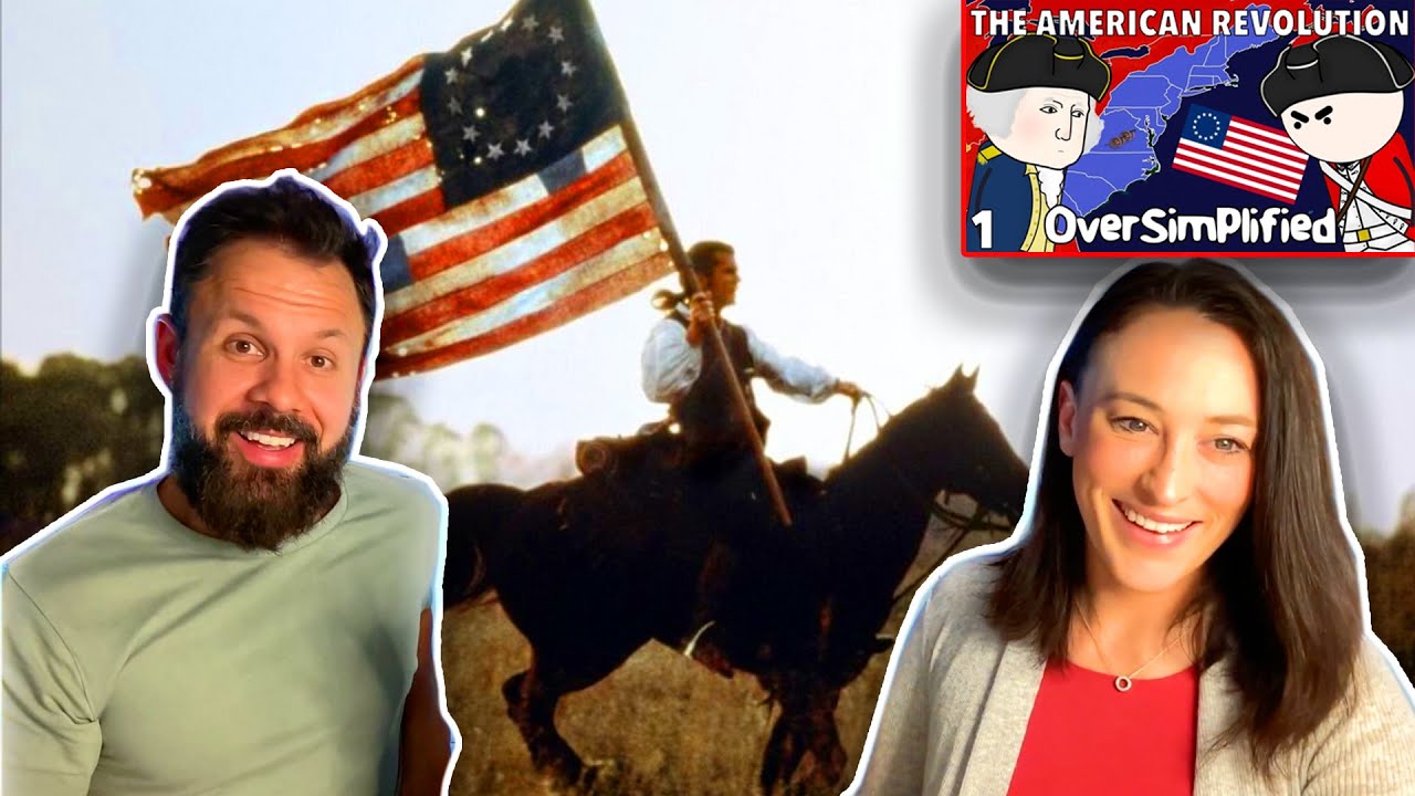 AUSTRALIAN HUSBAND AND WIFE watch The American Revolution Part 1 (oversimplified) - YouTube