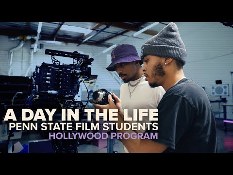 A Day in the Life of Penn State Film Students in Hollywood - YouTube