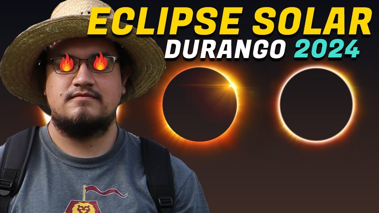 Eclipse Solar 2024 en Durango Dgo. México Reacción al momento exacto - YouTube
