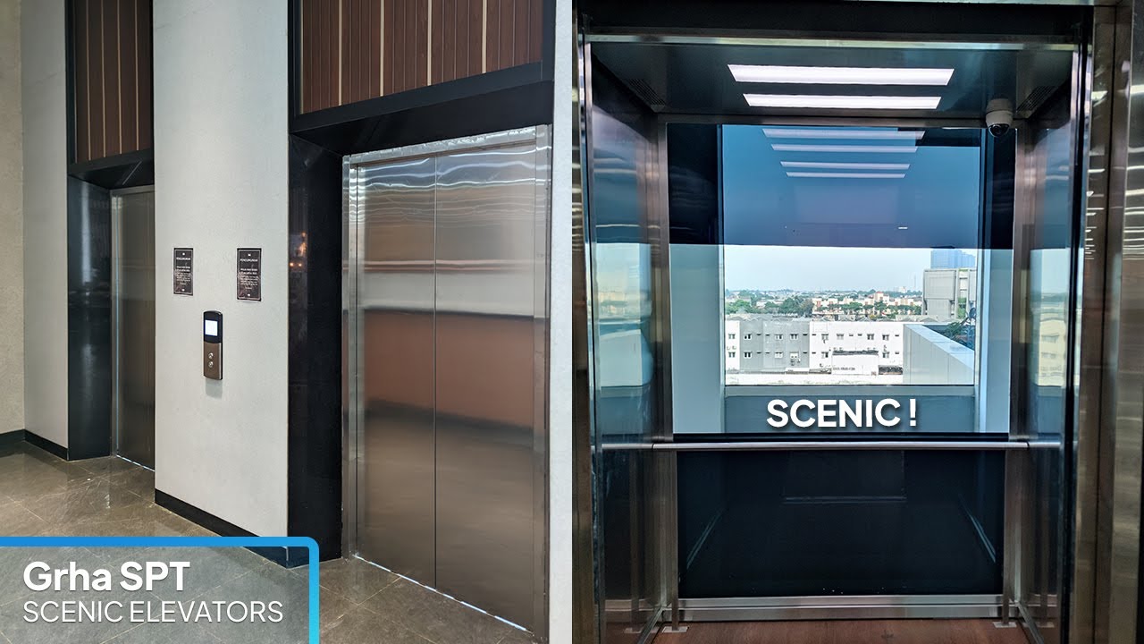 KONE Scenic Elevators - Grha SPT, Gading Serpong, Tangerang - YouTube