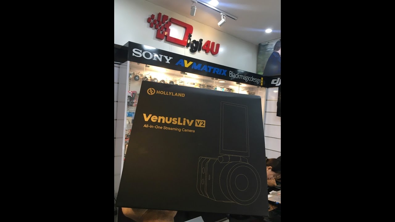 Digi4u Camera khui hộp và review nhanh thiết bị livestream chuyên dụng Hollyland VenusLiv V2 ...