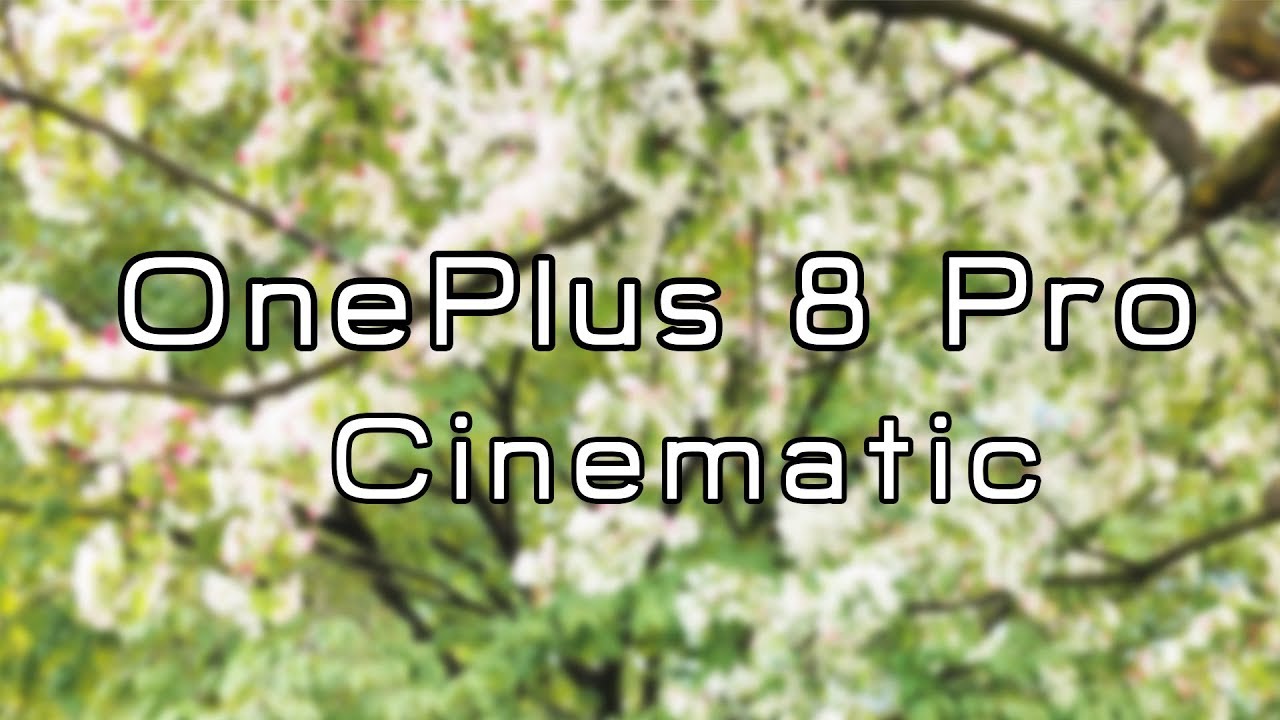 OnePlus 8 Pro 4K Cinematic Footage