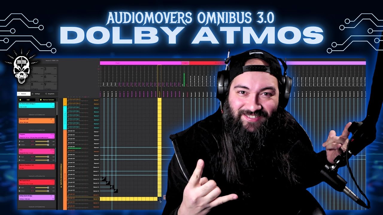 How to use Audiomovers OMNIBUS 3.0 with Dolby Atmos - YouTube
