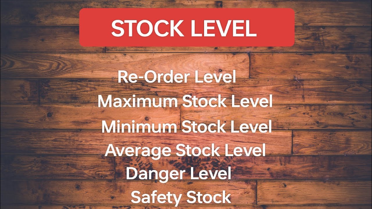 Stock Level Problems Discussion and Solution | Accounting For Material ...