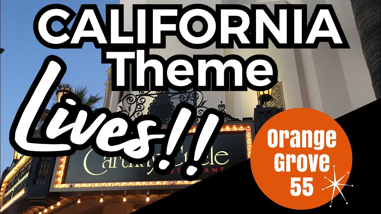 The CALIFORNIA Theme LIVES!! | Disney California Adventure - YouTube