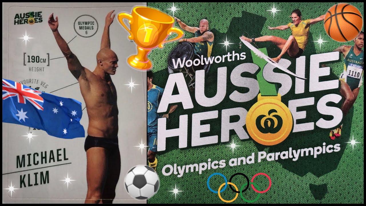 Unboxing 45 Stickers | Woolworths Aussie Heroes Olympics & Paralympics ...