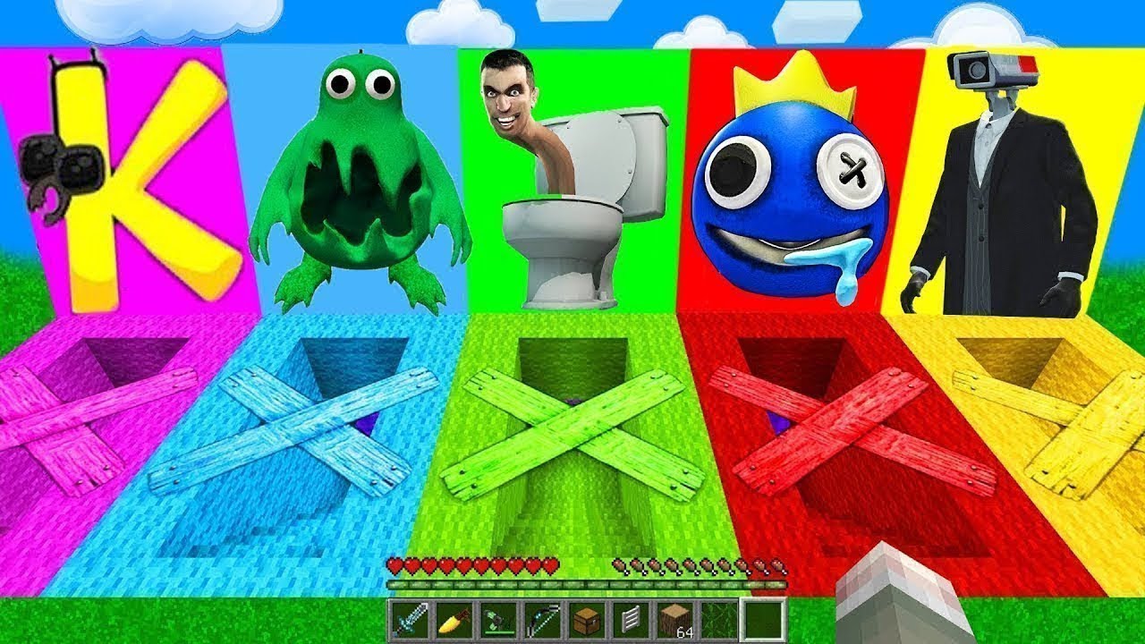 CHOOSE THE RIGHT CLOSED BASEMENT TALKING BEN BAN BAN in MINECRAFT - YouTube