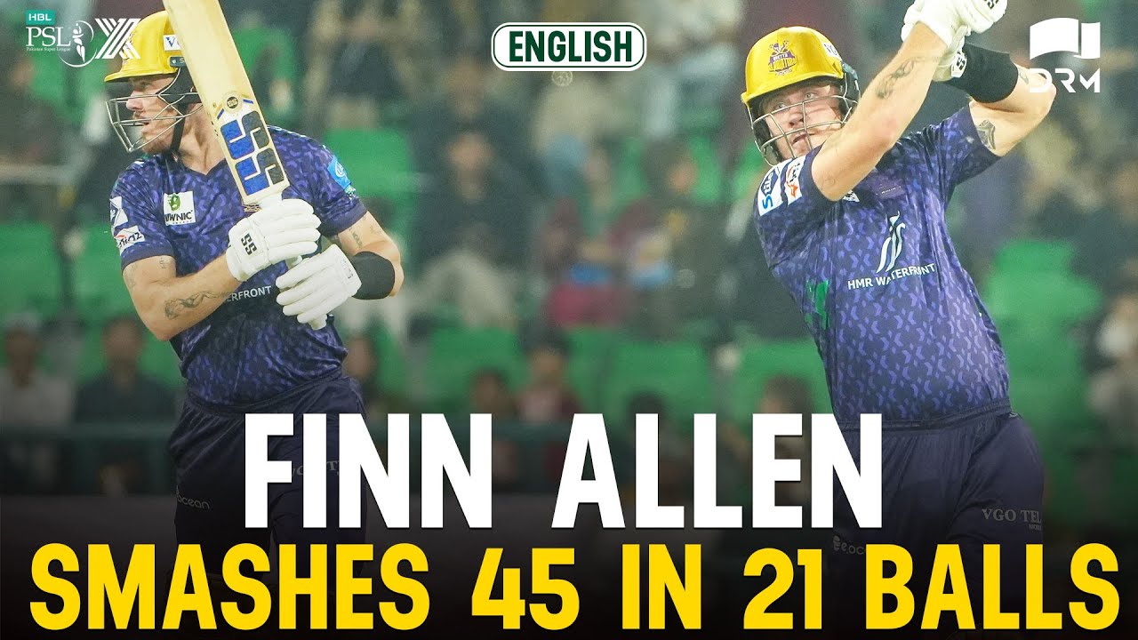 Fiery Knock By Finn Allen | Quetta Gladiators vs Multan Sultans | Match ...
