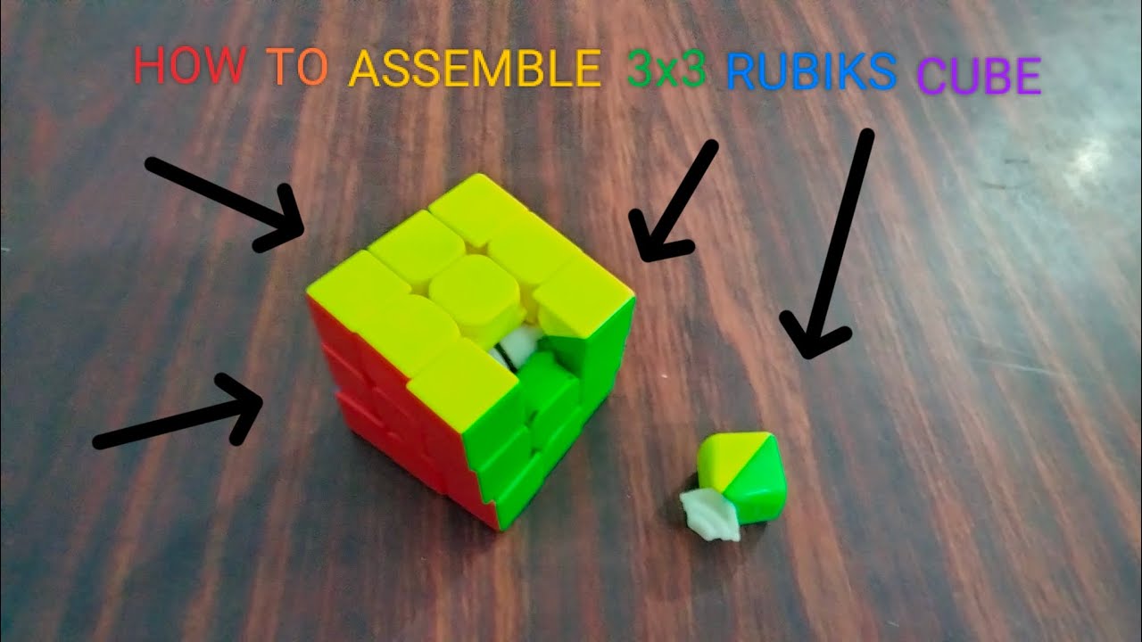 How to assemble 3x3 Rubik's cube - YouTube