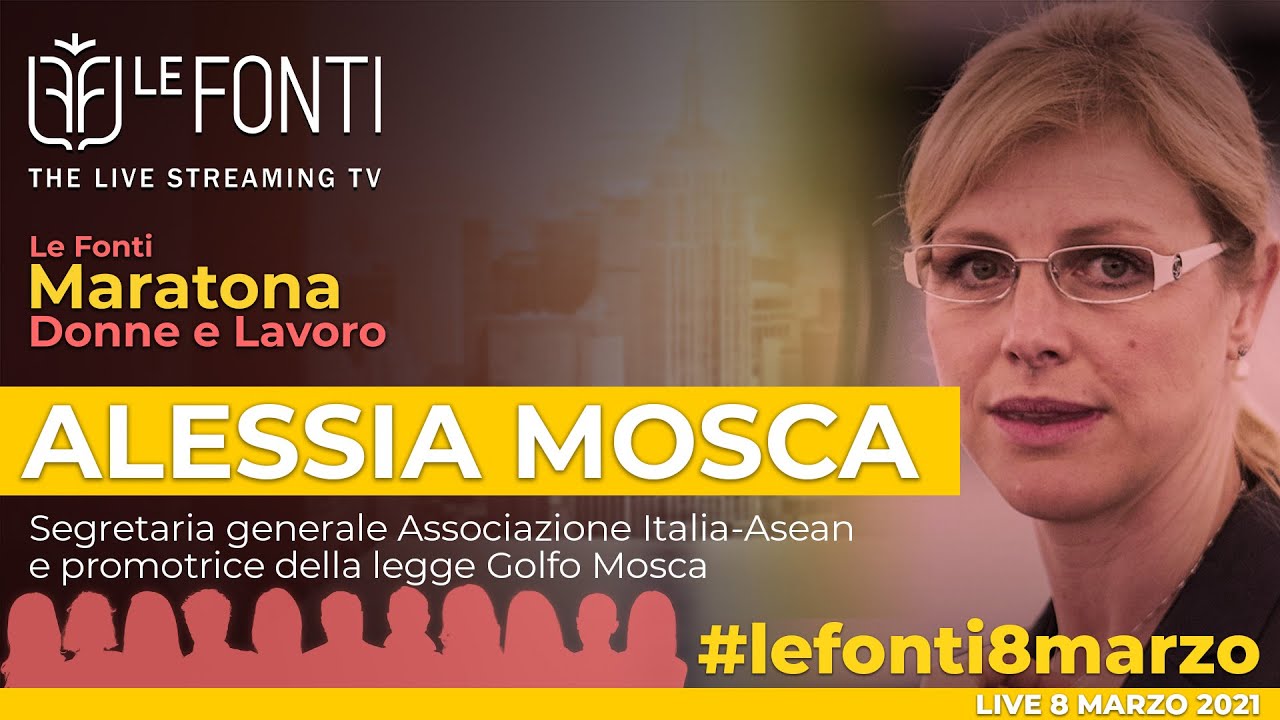 Maratona Le Fonti TV Donne & Lavoro - Intervista ad Alessia Mosca - YouTube