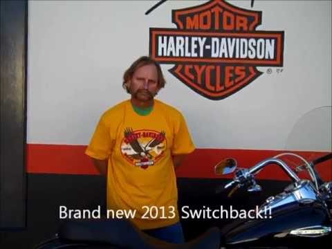 Aaron Streeter with his new Dyna Switchback at San Diego Harley ...