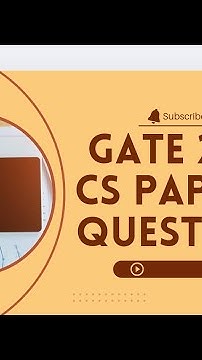 GATE CSE 2019 C QUESTION - YouTube