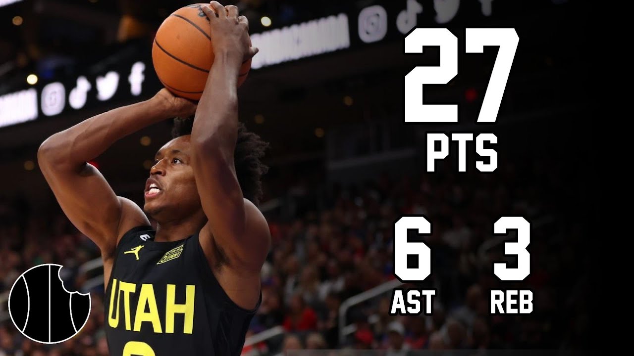 Collin Sexton Highlights | Jazz vs. Nets | 18th Dec 2023 - YouTube