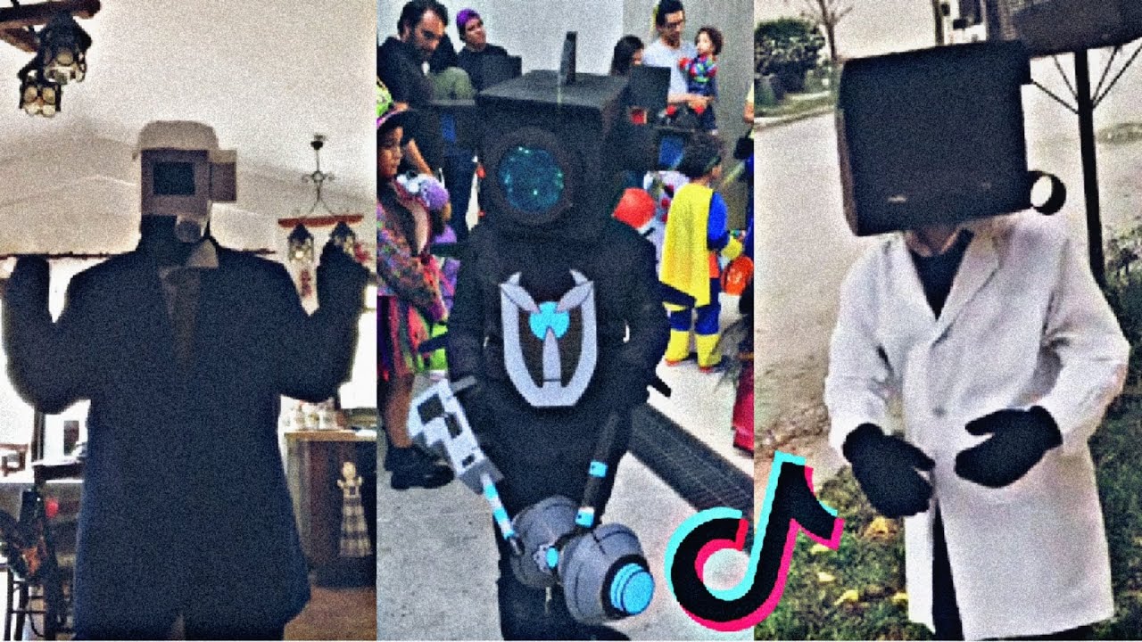 Funny Cosplay, Cameraman, TVman, Speakerman, Skibidi Toilet. TikTok ...