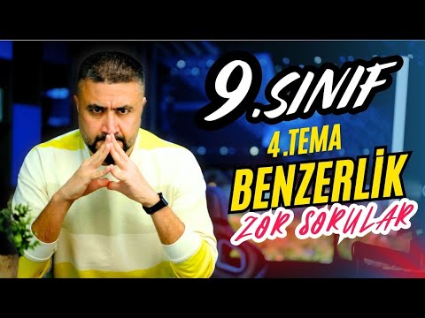 Benzerlik Derece Soru Çözümü | Benzerlik 4 | 8.DERS 9.Sınıf Matematik | Yeni Müfredat 2025
