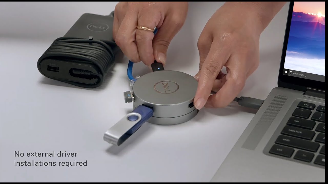 Dell USB-C Universal Mobile Adapter - DA300/Smart Gadgets - YouTube