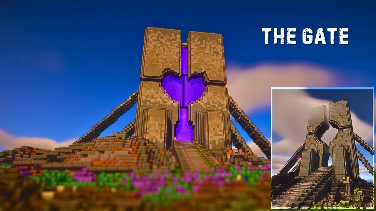 Building My First Giga Build - Massive Nether Portal Gate Timelapse 🎥🔥 ...