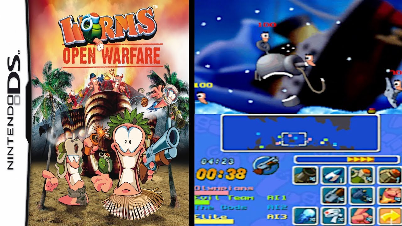 Worms: Open Warfare ... (Nintendo DS) Gameplay Peek - YouTube