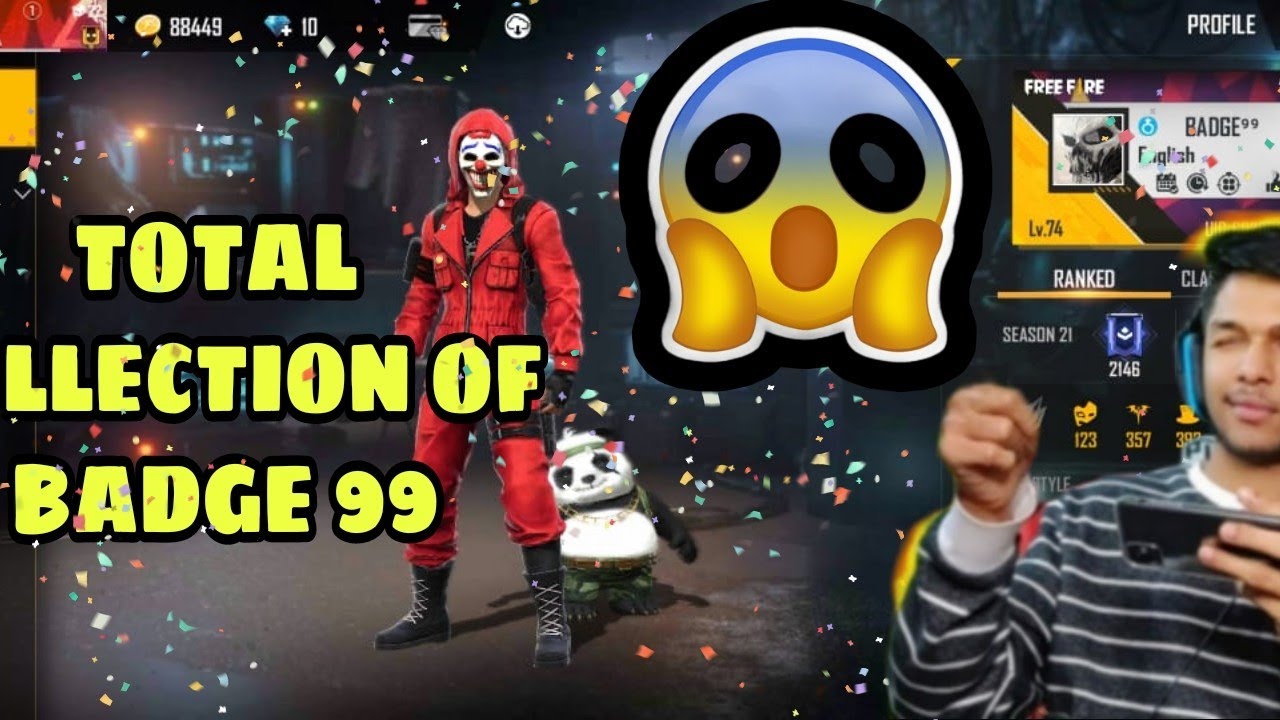 #BADGE99 total collection of BADGE 99.💯 collection of BADGE 99 😲😲 - YouTube