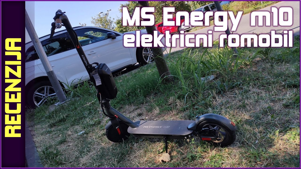 MS Energy Neutron m10 recenzija - agilni električni romobil izdržljive ...