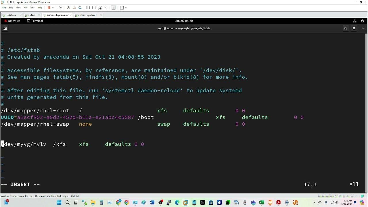 HOW TO REDUCE XFS LVM FILE SYSTEM IN RHEL 9 / CENTOS 9 - YouTube