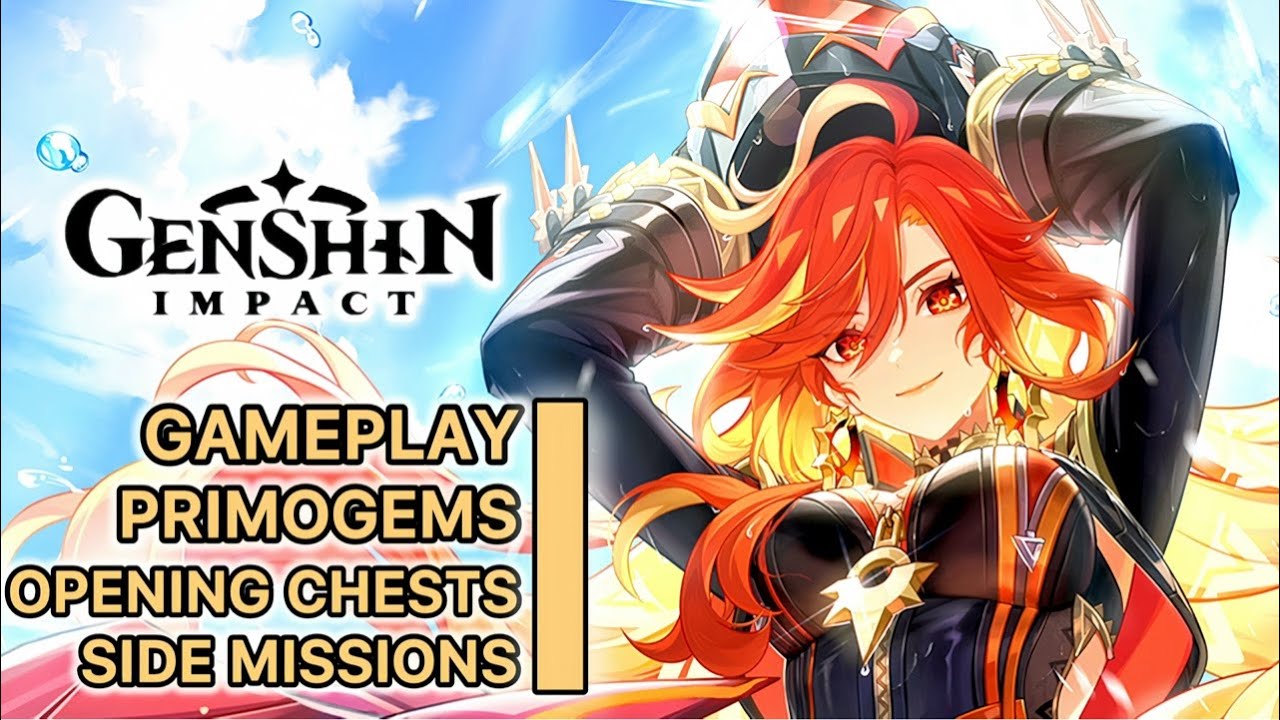 Genshin Impact | Farm PRIMOGEMS - Opening Chest, Fighting With Enemies ...