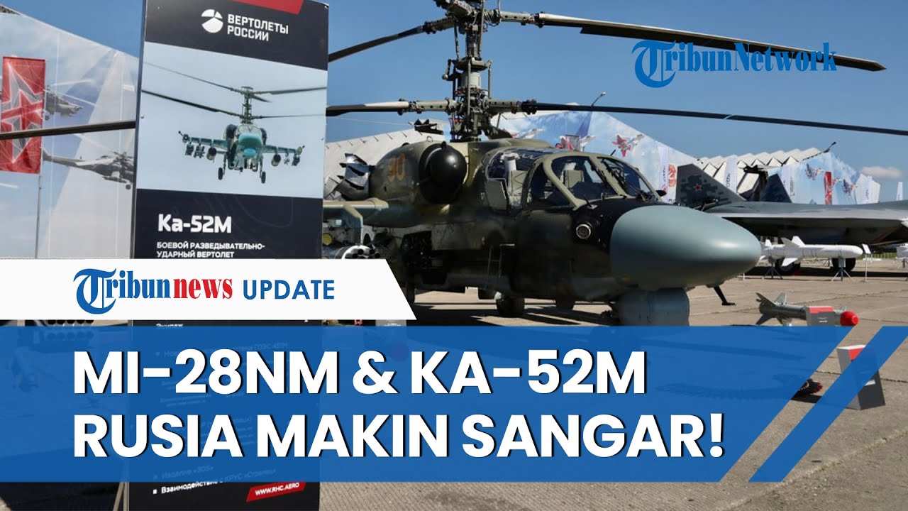 Rusia Pamer Helikopter Mi-28NM dan Ka-52M 'Sang Pemburu Malam & Buaya" di ARMY Expo 2023 - YouTube