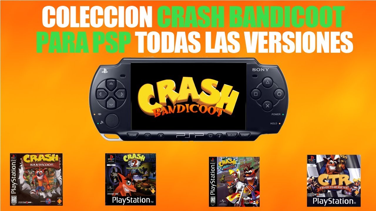 CRASH BANDICOT COLLECTION PARA PSP - YouTube