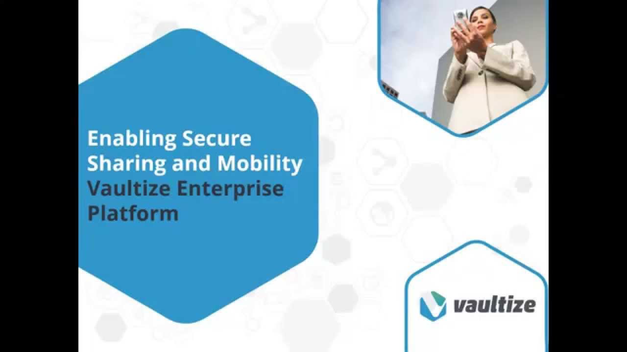 Vaultize Platform: Short Presentation and Demo - YouTube