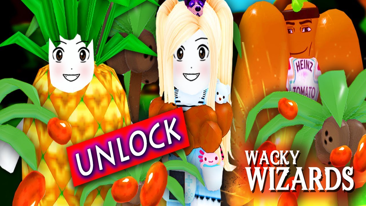 ROBLOX WACKY WIZARDS - COCONUT INGREDIENT/ VOLCANO BEAN UPDATE - YouTube