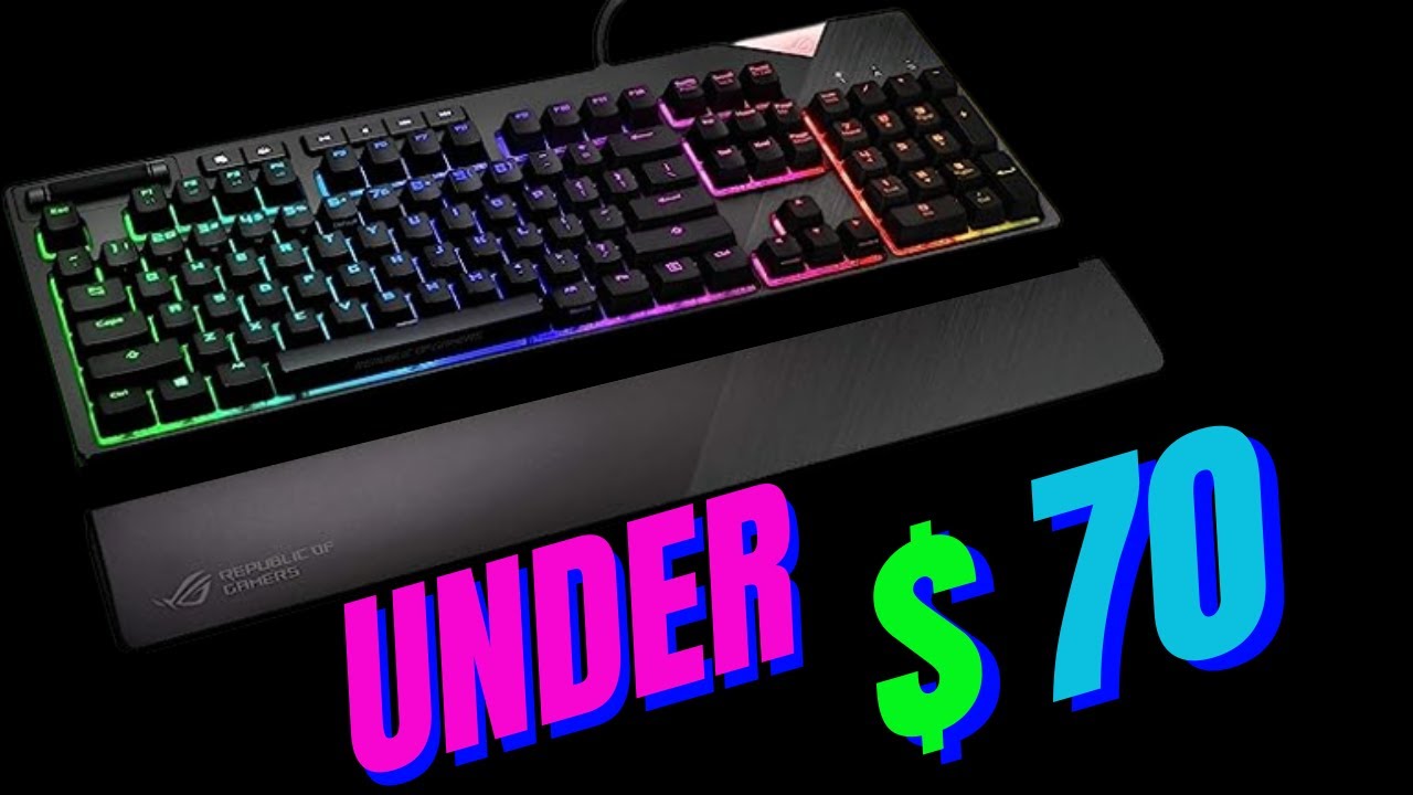 ASUS ROG Strix Flare RGB Mechanical Gaming Keyboard Renewed Under $70 ...