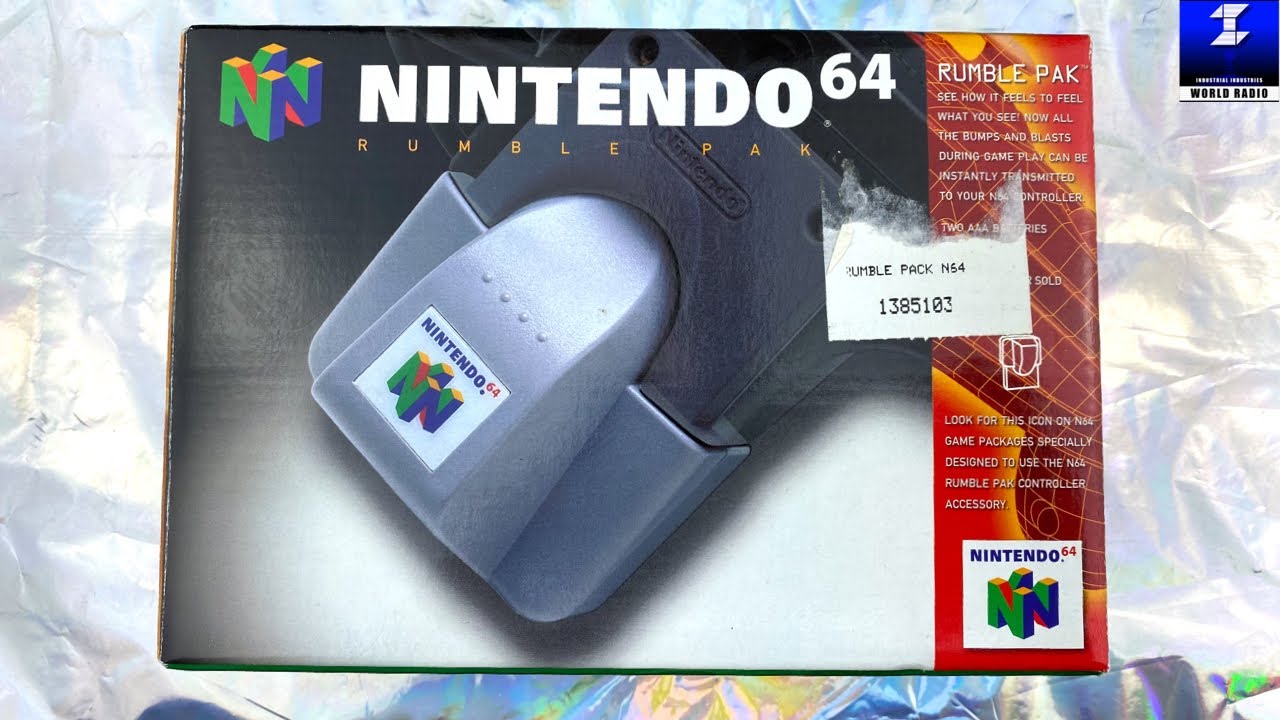 Nintendo 64 Rumble Pak Unboxing ASMR - YouTube
