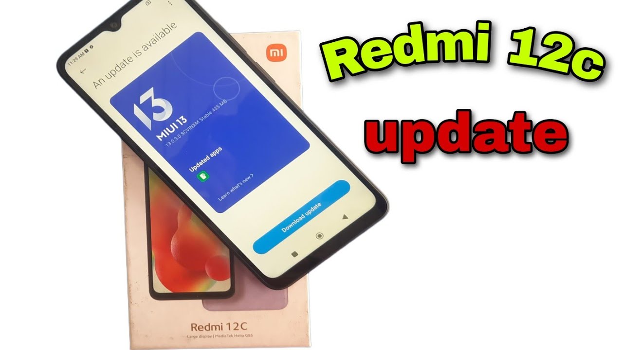 Redmi 12c update - YouTube
