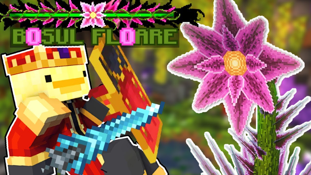 ATACATI de Bossul Floare Din Pestera pe Minecraft Hardcore! - YouTube