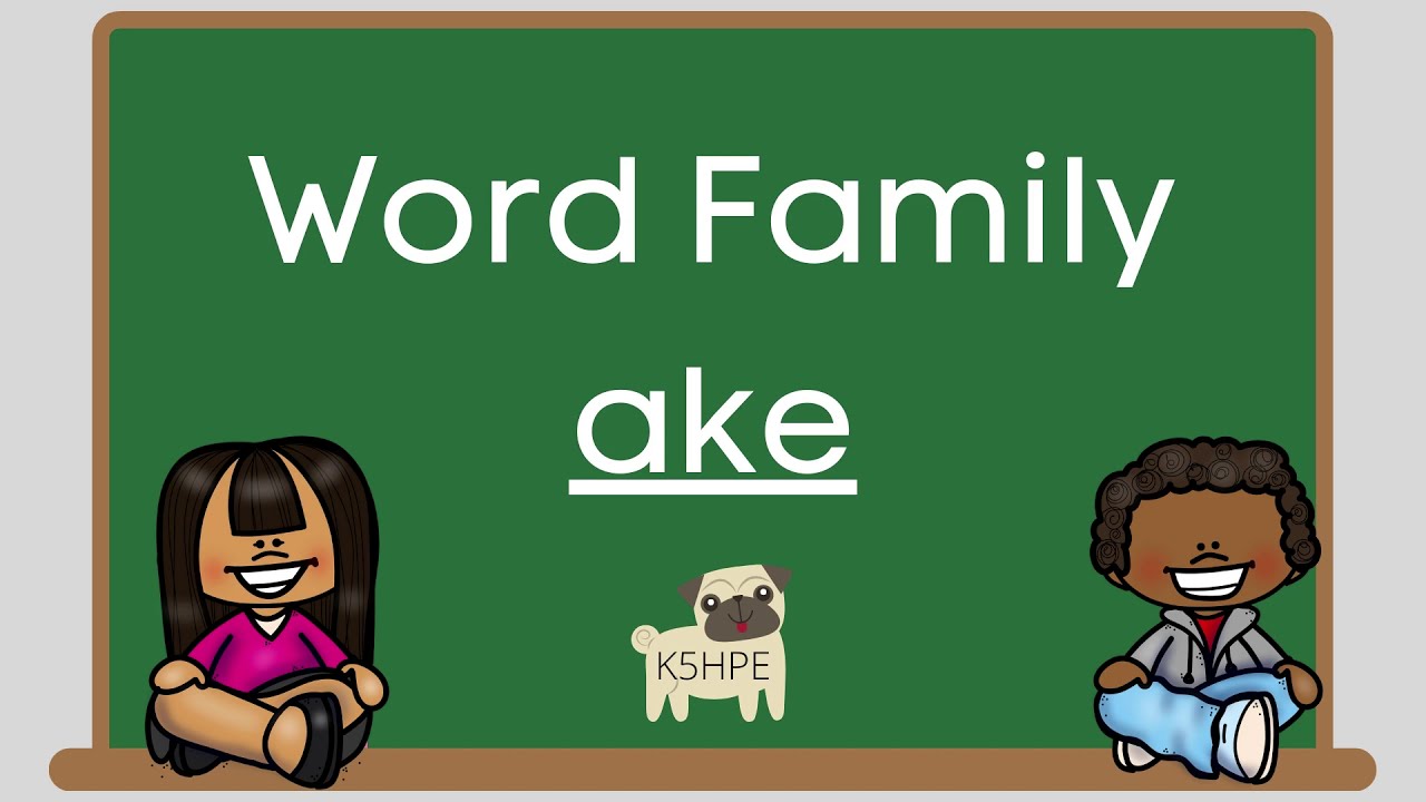 Word Family Ake, Phonics, Phonograms, Reading, eBook, SLIDES, Virtual ...