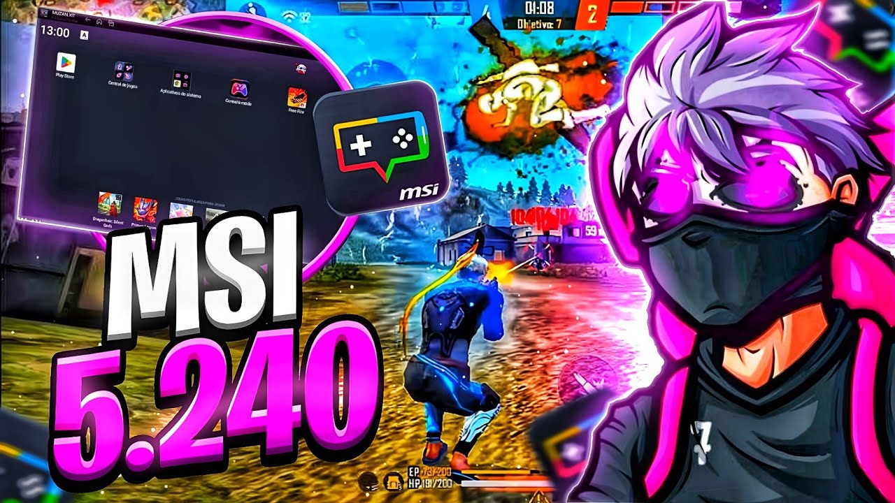 MSI 5.240 PIE 64!! VERSÃO MAIS FLUIDO E SEM QUEDAS DE FPS 🖥️🖱️ FPS 140 ...