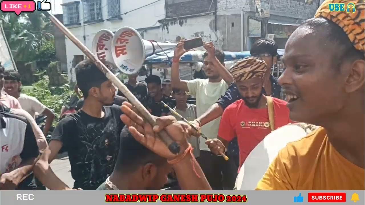 💞#Nabadwip_Ganeshpuja_2024💥।Raj Dhol(6 Dhol)🔥VS Musa Bhai(10Dhol)🔥।তাসার লড়াই 💥।🔥💞💥👌💥💥💥 - YouTube