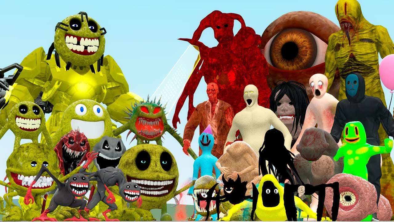 ROBLOX INNYUME SMILEY'S VS BACKROOMS FAMILY (Garry's Mod) - YouTube