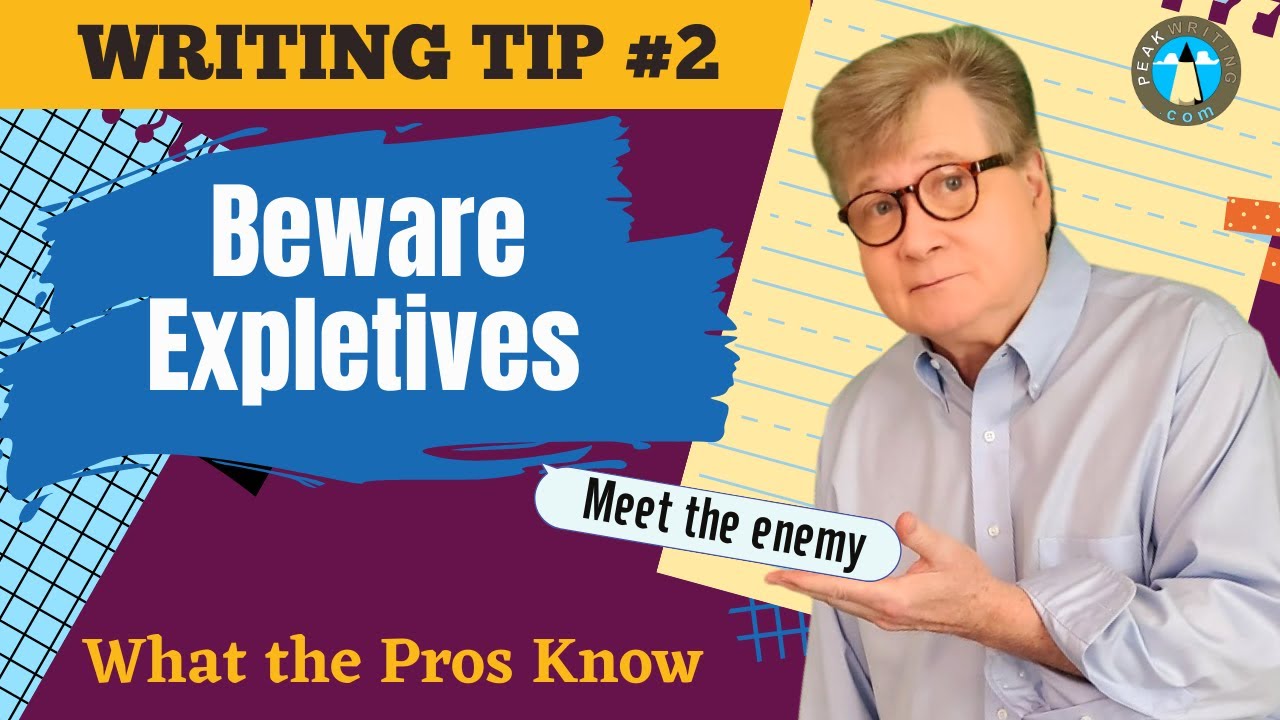 Improve Your Academic Writing: Tip #2 Beware Expletives - YouTube