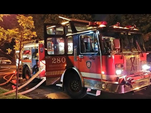 🚒 Fire truck 280: Detroit Diesel in action with natural sound - YouTube