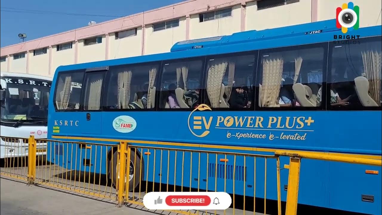 😍New KSRTC AC electric intercity Bus 🚌 / EV Power Plus+ 🚌 | Complete details | FHD 60fps - YouTube