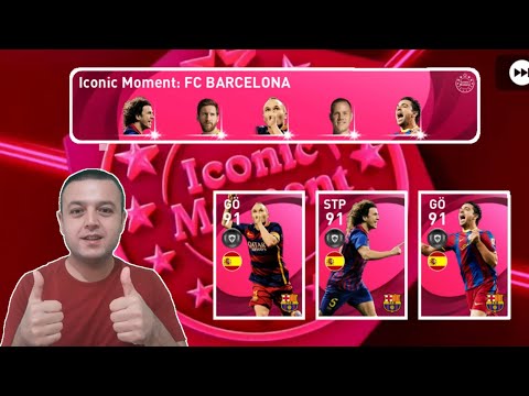 ICONIC MOMENT BARCELONA TOP AÇILIMI - eFootball PES 2021 MOBİLE