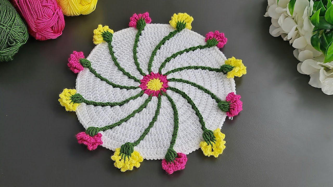 Perfect 🎉Super beautiful Motif Crochet Knitting Model . Tığ İşi Örgü ...