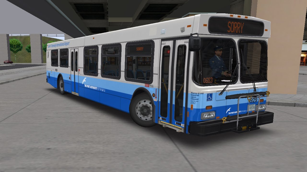 PORT AUTHORITY OF NY AND NJ NEW FLYER D40LF (OMSI 2 BUS SIMULATOR VIDEO ...
