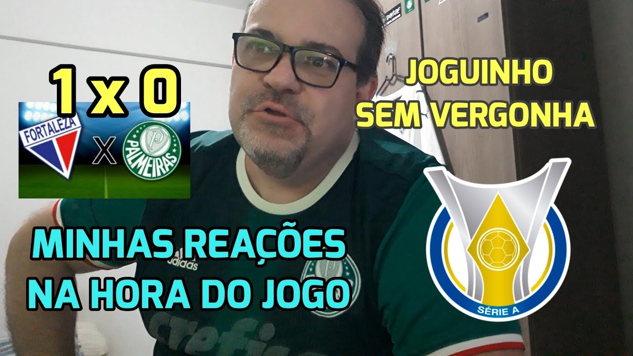 REACT ASSISTINDO E COMENTANDO FORTALEZA 1X 0 PALMEIRAS. DERROTA DESNECESSÁRIA, RIDÍCULA, SONSA ...