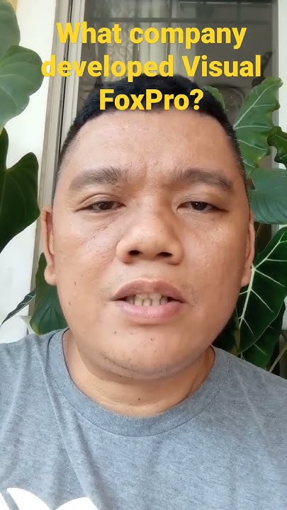 What Company Developed Visual FoxPro? - YouTube