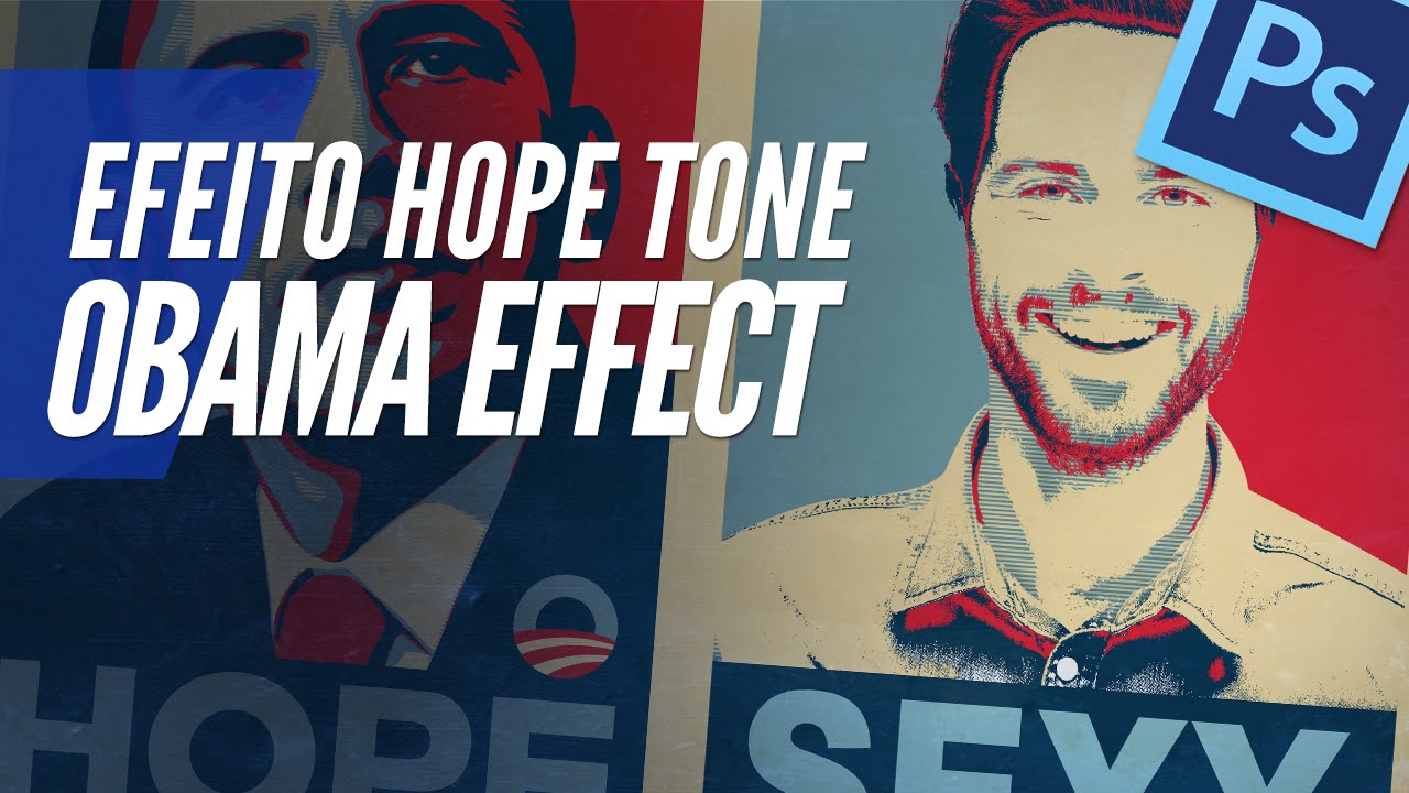 PHOTOSHOP CC (EFEITO HOPE - BARACK OBAMA) - YouTube