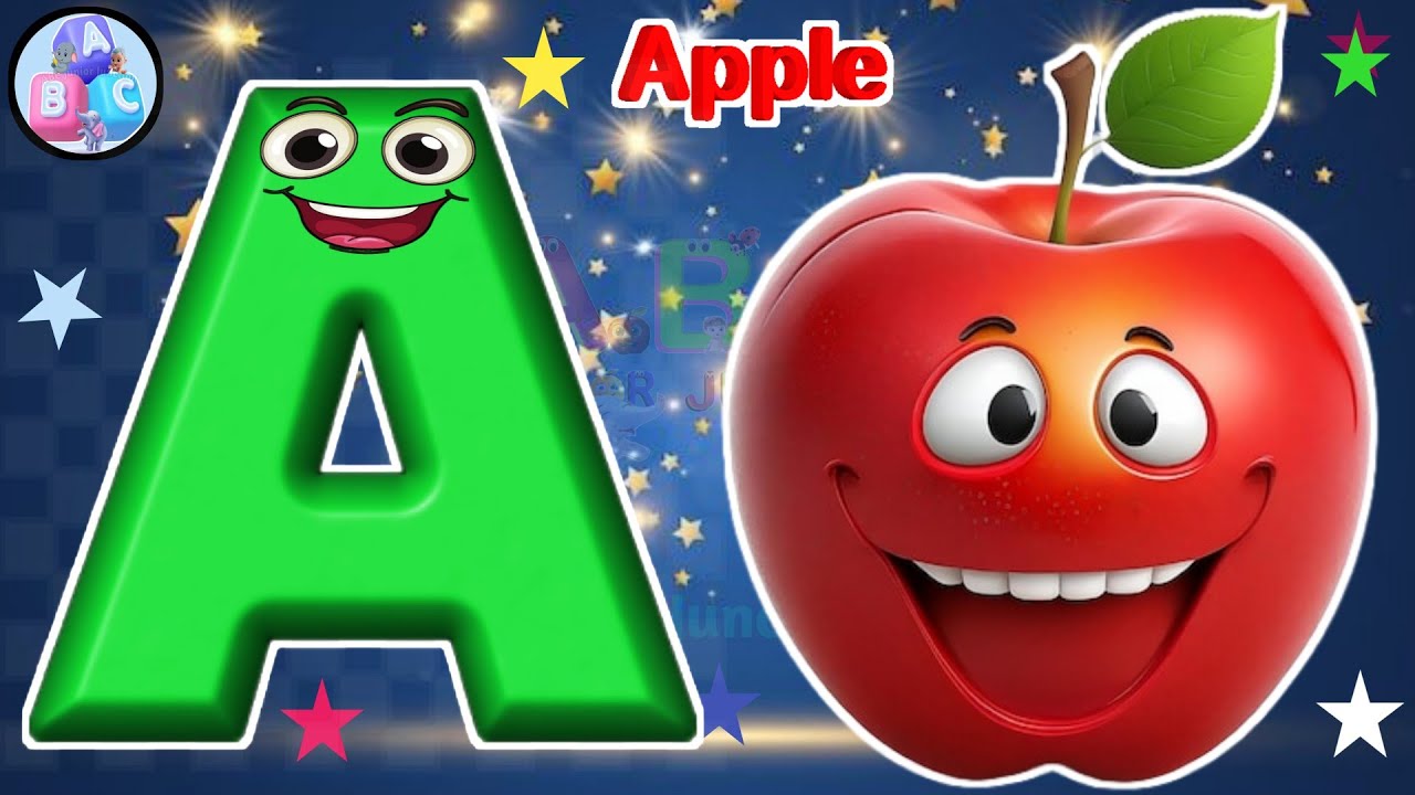 ABC Kid's Song / Phonics Song / Kiddos Study Zone / A for Apple / ABCs ...