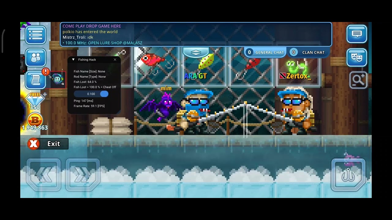 NEW UPDATE MOD PIXEL WORLD 100% WORK ||| EZ PROFIT (Auto mining+fishing ...