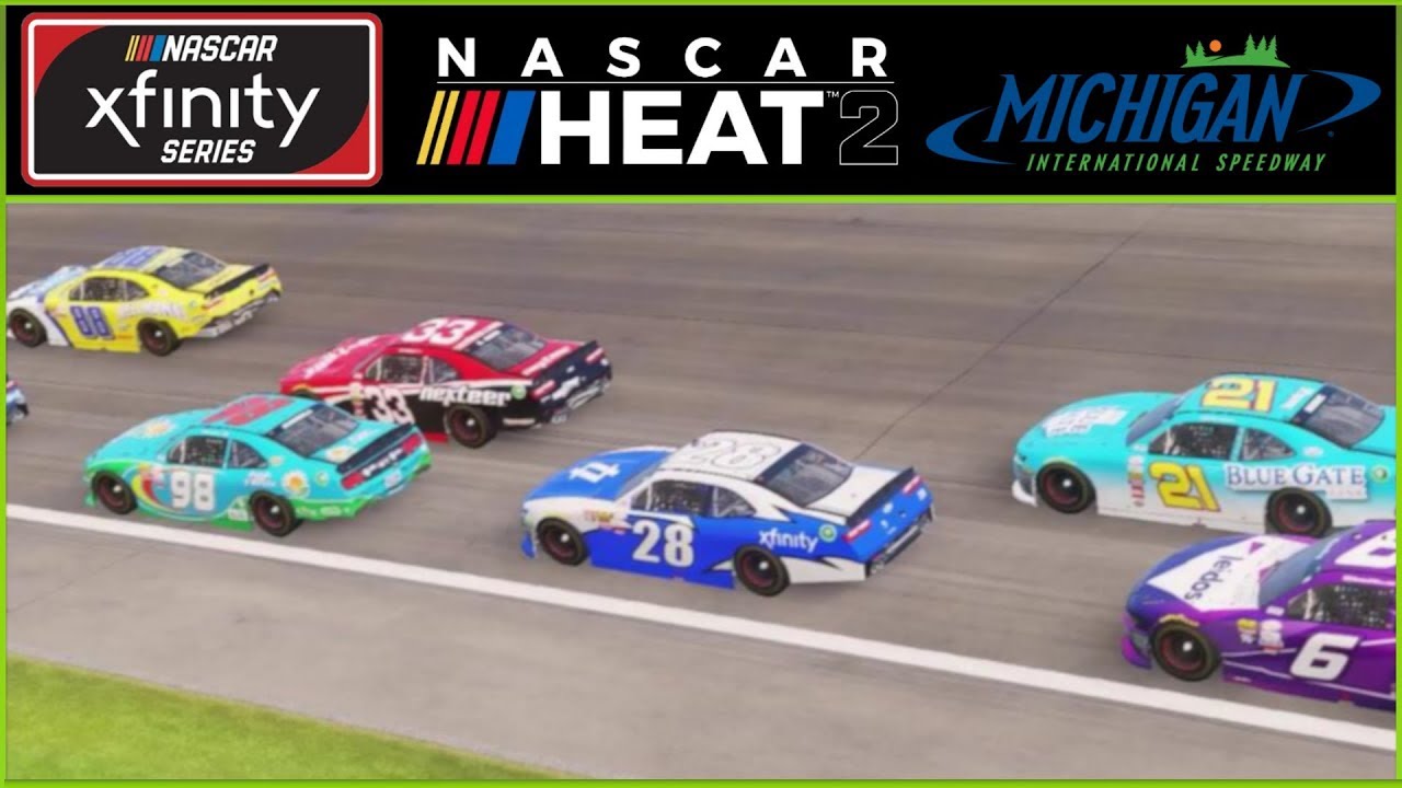 2018 NASCAR Heat 2 Xfinity Series at Michigan - YouTube